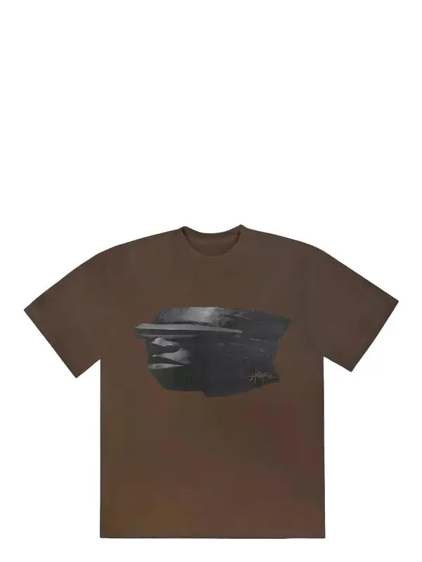 TRAVIS SCOTT Utopia Graphic-print T-shirt - Brown