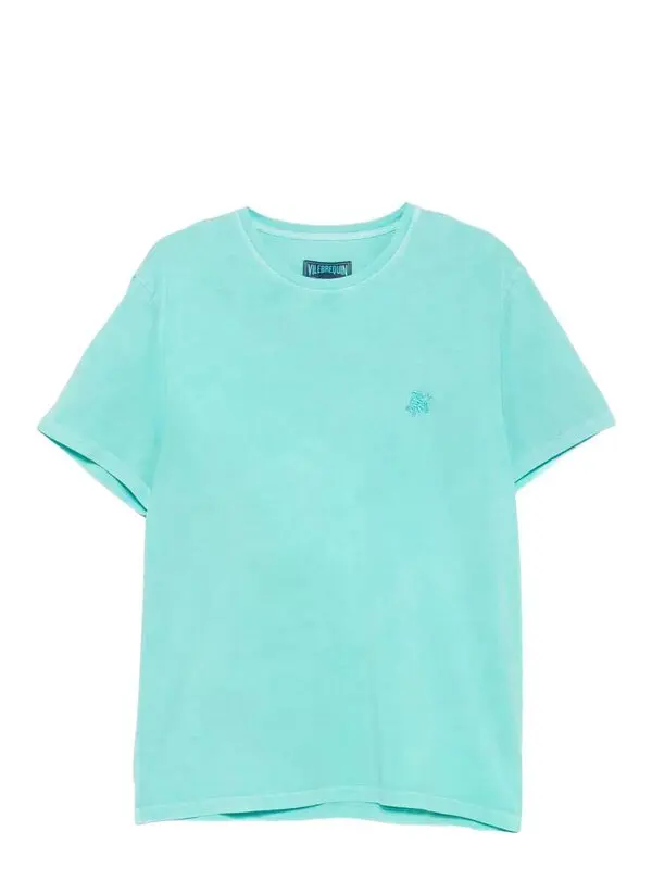 Vilebrequin Logo-embroidered T-shirt - Blue