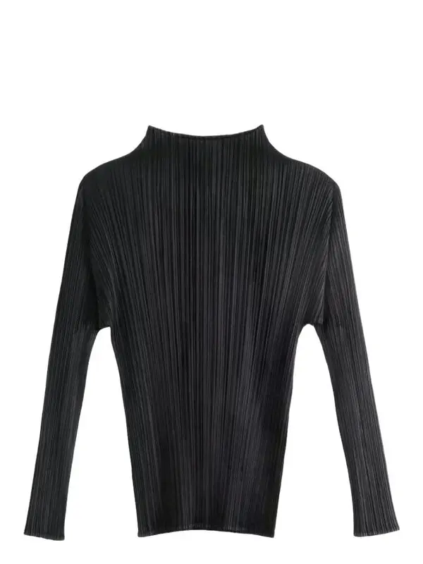 Issey Miyake Long Sleeve Top - Black