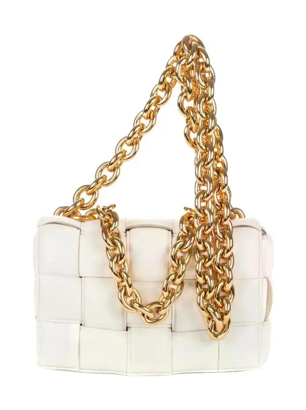 Bottega Veneta Padded Cassette Chain Crossbody Bag - Neutrals