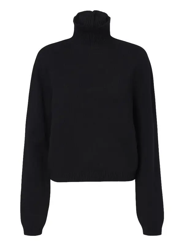 RÓHE Wool And Cashmere Turtleneck Sweater - Black