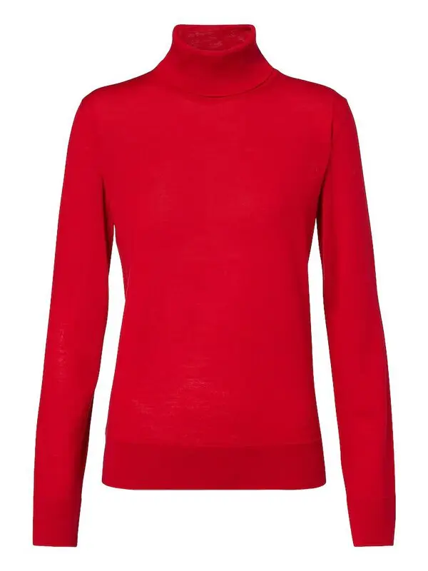 RÓHE Wool And Cashmere Turtleneck Sweater - Red
