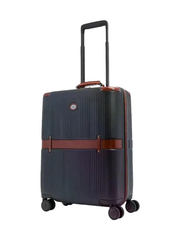 THE BRIDGE Leather-trim Cabin Suitcase - Grey