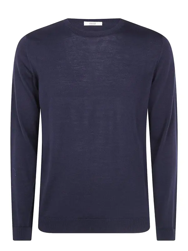 NUUR 263myb01001 10 Navy" Long Sleeve Sweater - Blue