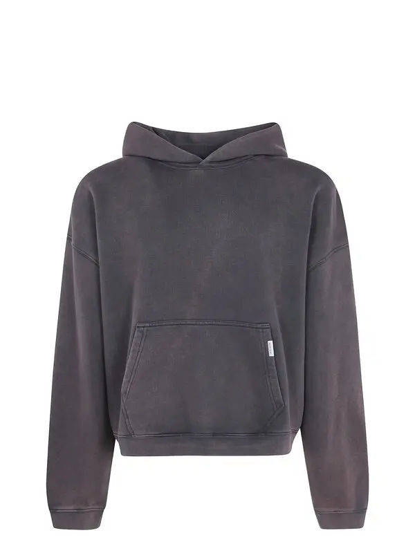 REPRESENT Boxy Oversized Hoodie With Drawstring Hood - Brown