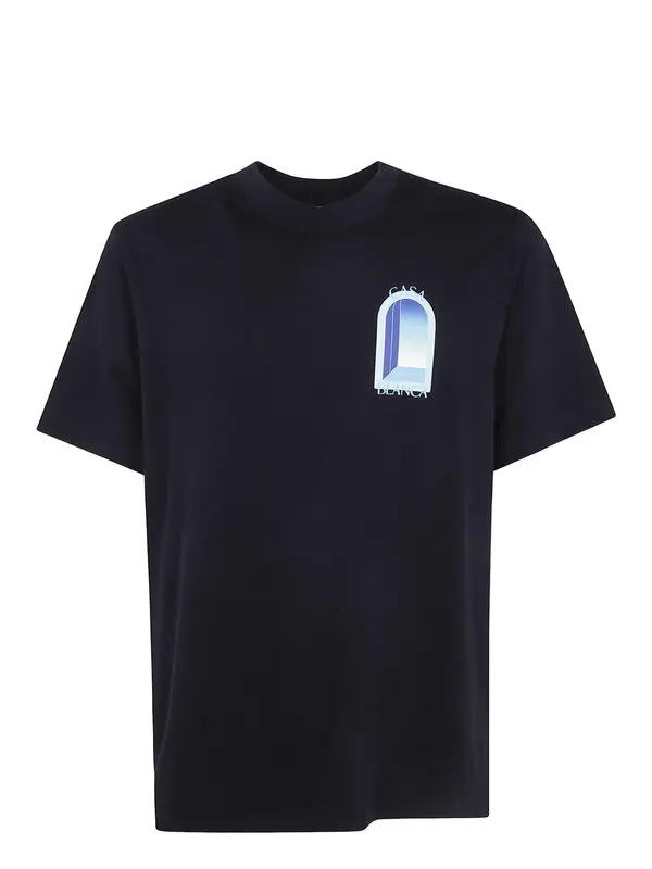 Casablanca T-shirt Classic "window - Black