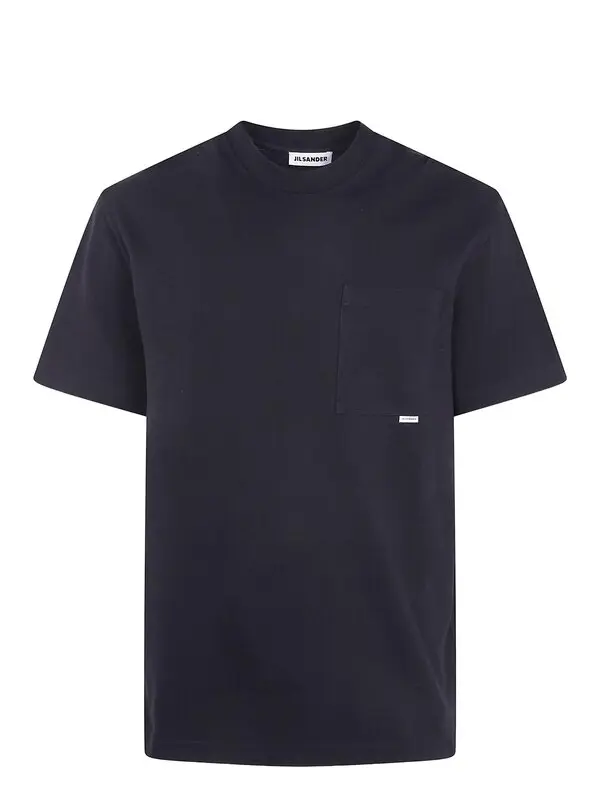 JIL SANDER T-shirt Short Sleeves With Pocket - Black