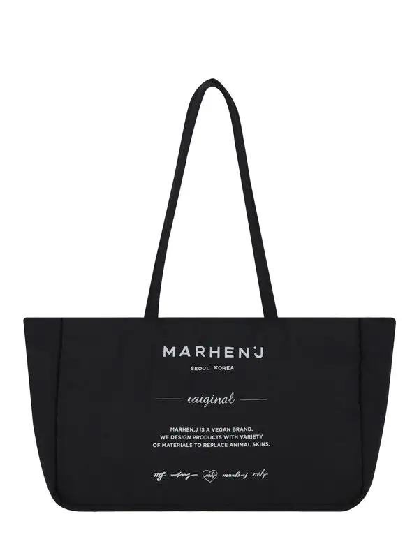MARHEN.J Air Poster Recycled Nylon Shoulder Bag - Black