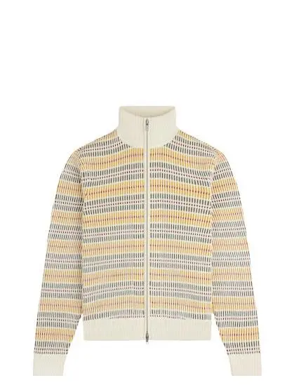 Aimé Leon Dore Zip-up Knit Track Sweater - Pristine