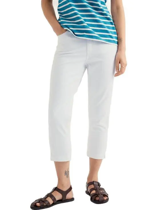 SEASALT CORNWALL Albert Quay High Waist Crop Pants - Chalk
