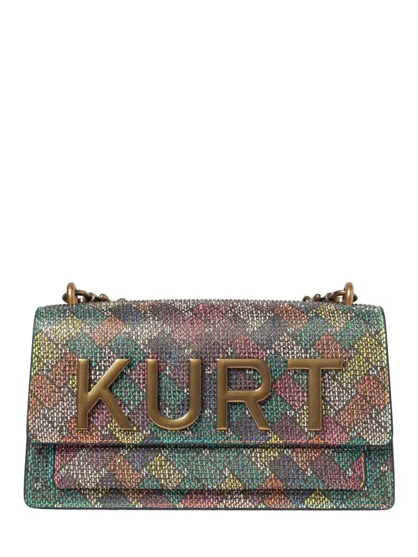 Kurt Geiger Shoreditch Rhinestone Embellished Crossbody Bag - Black