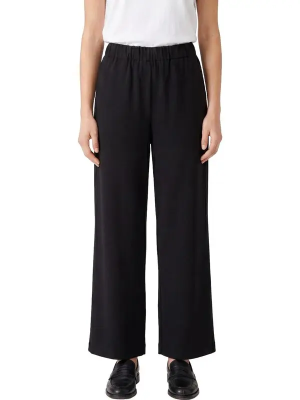 Fabiana Filippi High-waisted Palazzo Trousers With Monili Embellishment - Blue