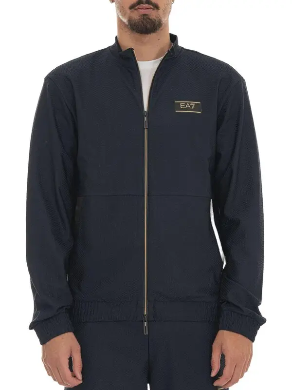 EA7 Zip-up Sweatshirt - Blue