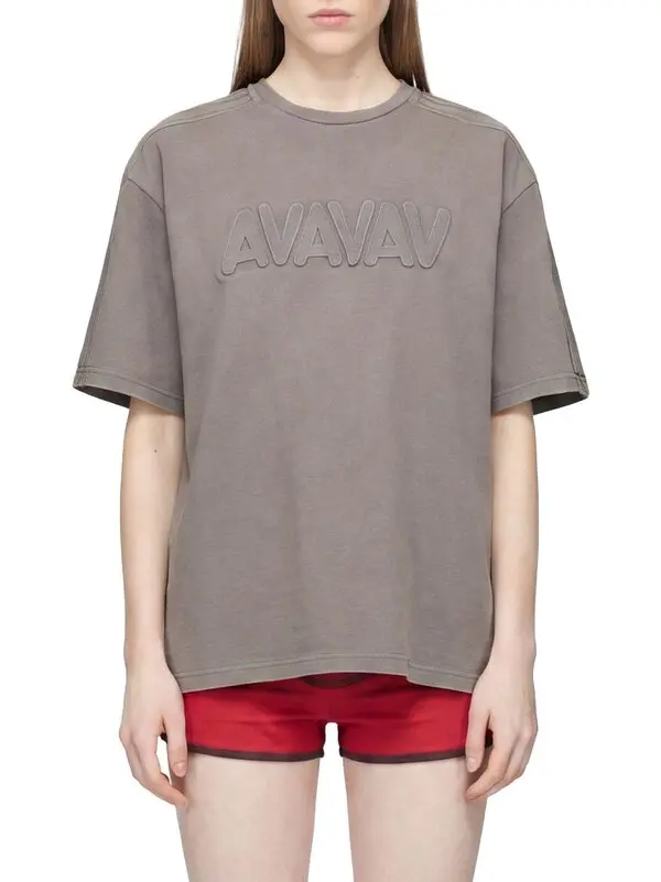 ADIDAS ORIGINALS Avavav X Relaxed Fit Cotton T-shirt - Grey