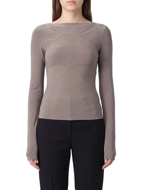 Rick Owens Long Sleeve T-shirt - Dust
