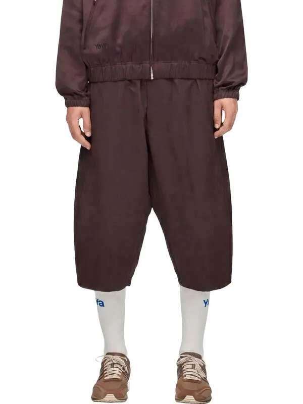 WALES BONNER X Adidas Originals Nylon Drawstring Shorts - Coffee