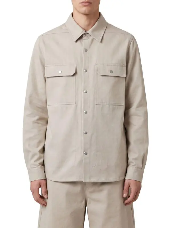 Rick Owens Duchesse Shirt Jacket - Sand