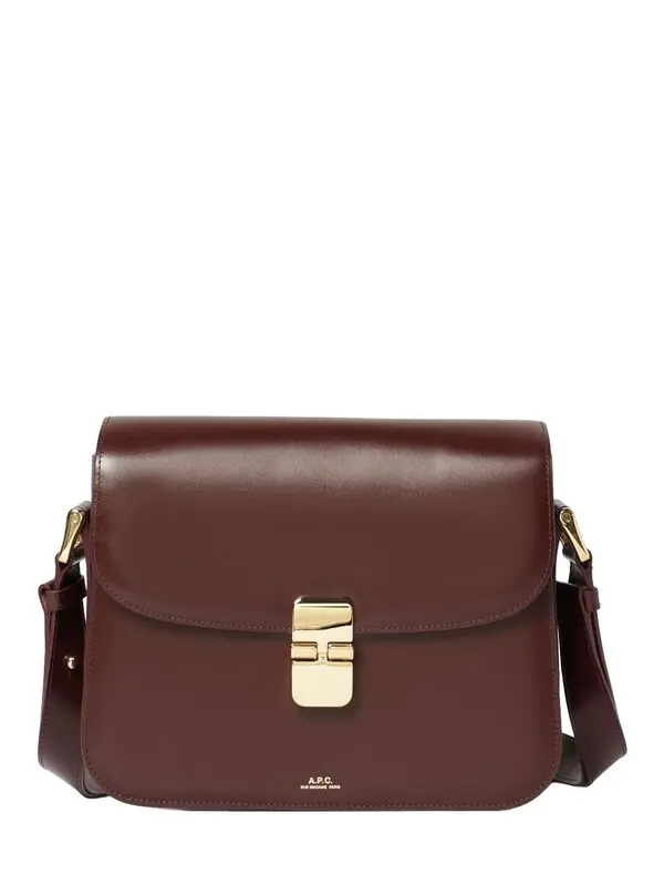 A.p.c. Grace Crossbody Bag - Wine