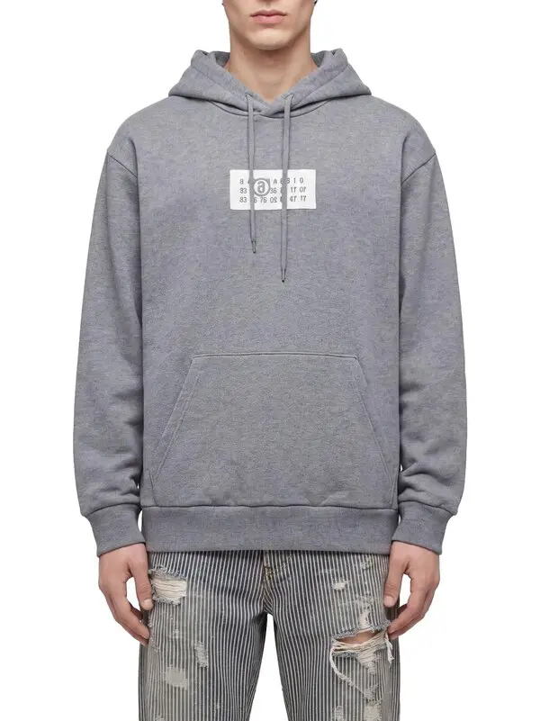 MAISON MARGIELA Hoodie With Graphic Detail - Grey
