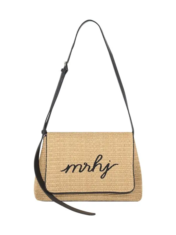 MARHEN.J Mary Rattan Shoulder Bag - Black