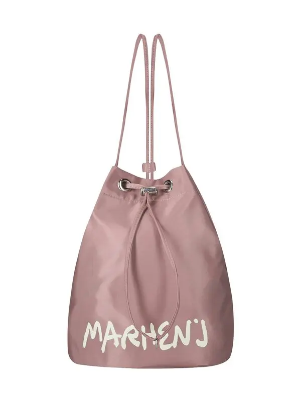 MARHEN.J Leanna Recycled Nylon Backpack - Pink