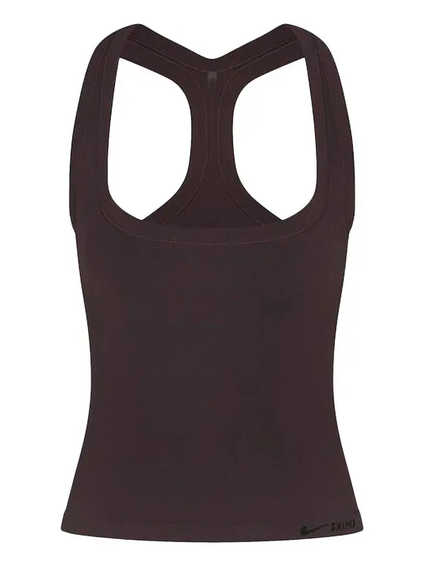 NIKESKIMS Vintage Seamless Racer Back Tank - Brown