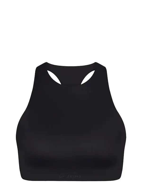 NIKESKIMS Shine High Neck Bra - Black
