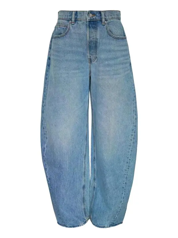 Alexander Wang Blow Up Wide-leg Jeans - Blue