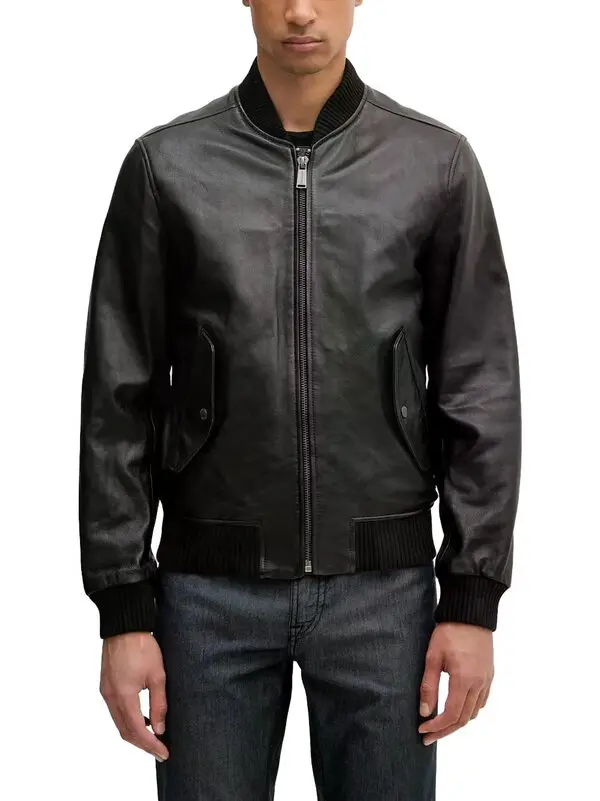 TRUSSARDI Quilted Trim Jacket - Black