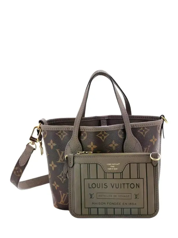 LOUIS VUITTON Monogram Inside Out Neverfull Bandouliere Bb Tote Bag - Brown