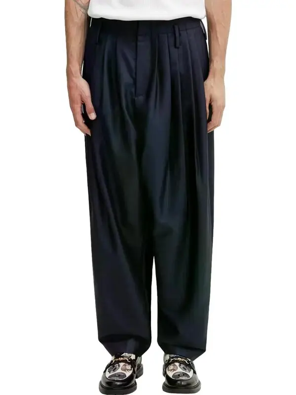 Kenzo Pleated Trousers - Blue