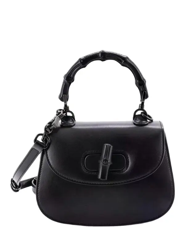 Gucci Bamboo 1947 Top Handle Bag - Black