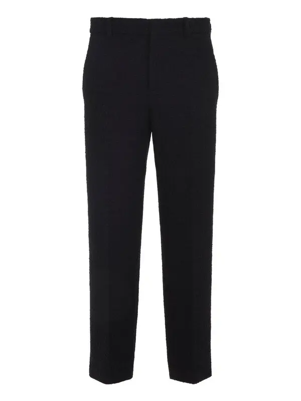 Gucci Boucle Wool Trousers - Black