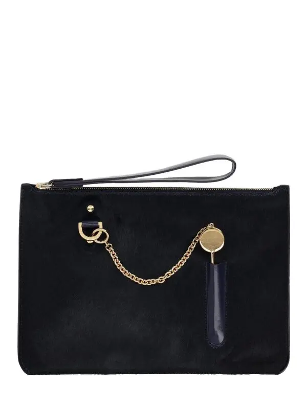 Sophie Hulme Mini Pouch Handbag - Blue