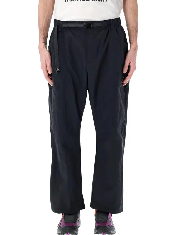 Nike Loose Fit Hiking Pants With Adjustable Drawstring Hem - Black