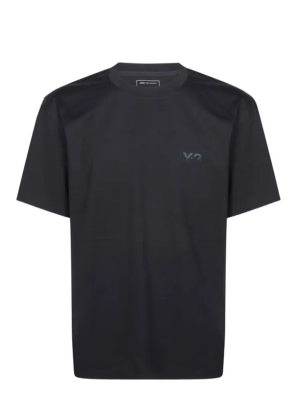 Y3 Essential Regular Short Sleeve Tee For - Nero