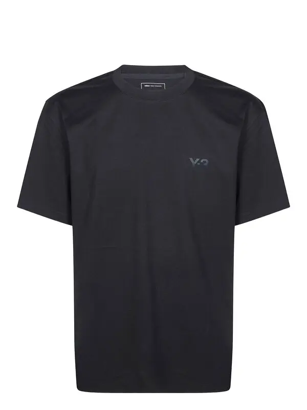 Y3 Essential Regular Short Sleeve Tee For - Nero
