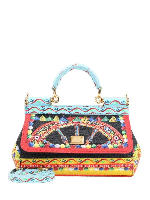 Dolce & Gabbana Mini Siciliana Handbag - Multicolour