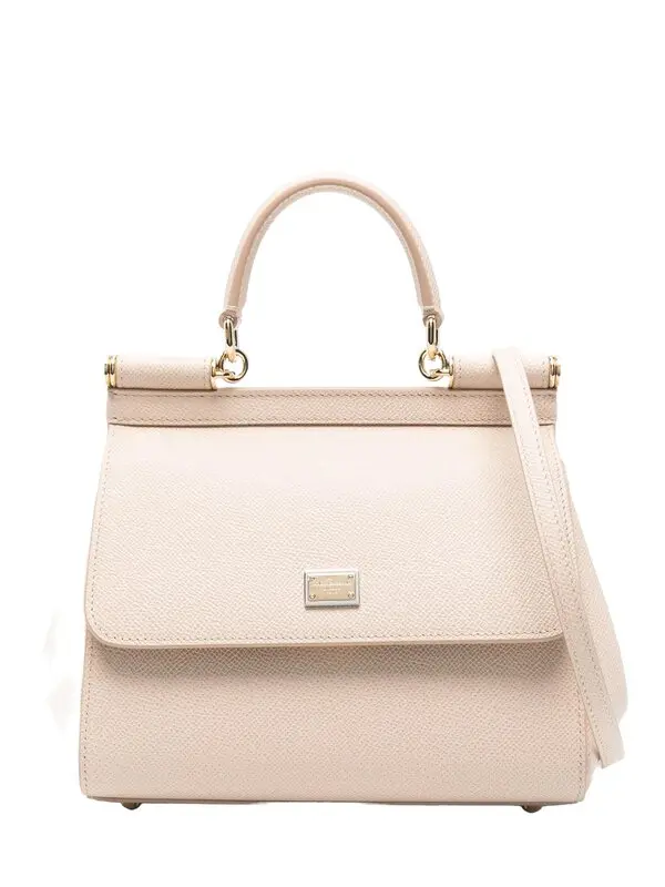 Dolce & Gabbana Mini Front Flap Bag With Double Magnet Closure - Rosa