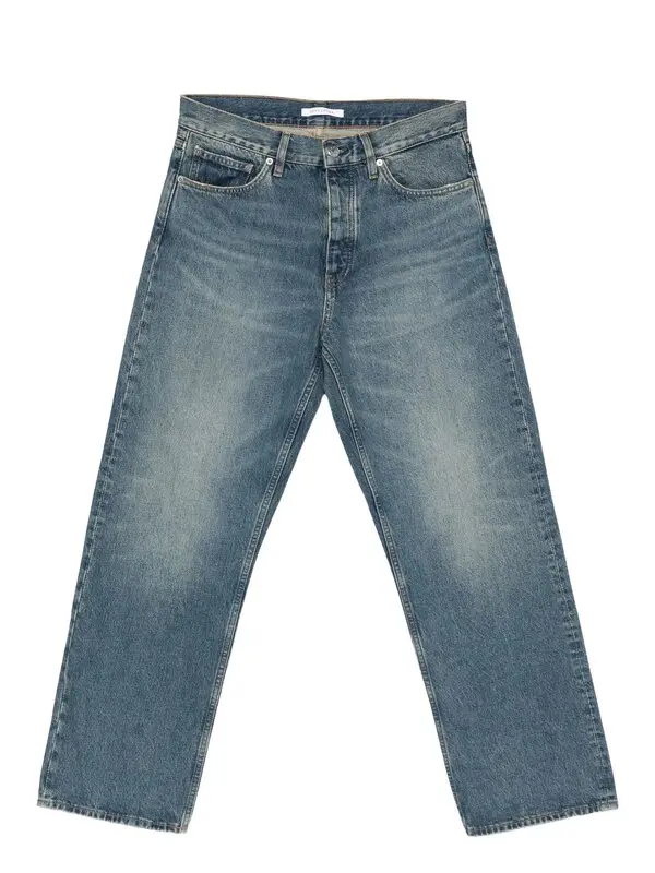 SUNFLOWER Loose-fit Organic Cotton Denim Jeans - Blu