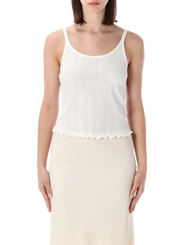 RÓHE Organic Cotton Camisole Top - White