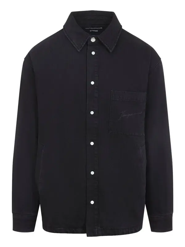 Jacquemus Bouthenger Shirt Jacket - Black