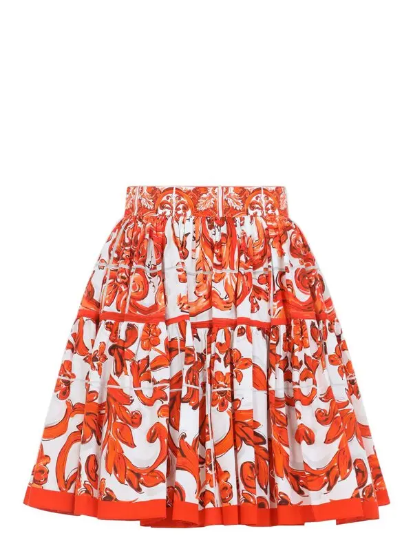 Dolce & Gabbana Printed Mini Skirt - Multicolour