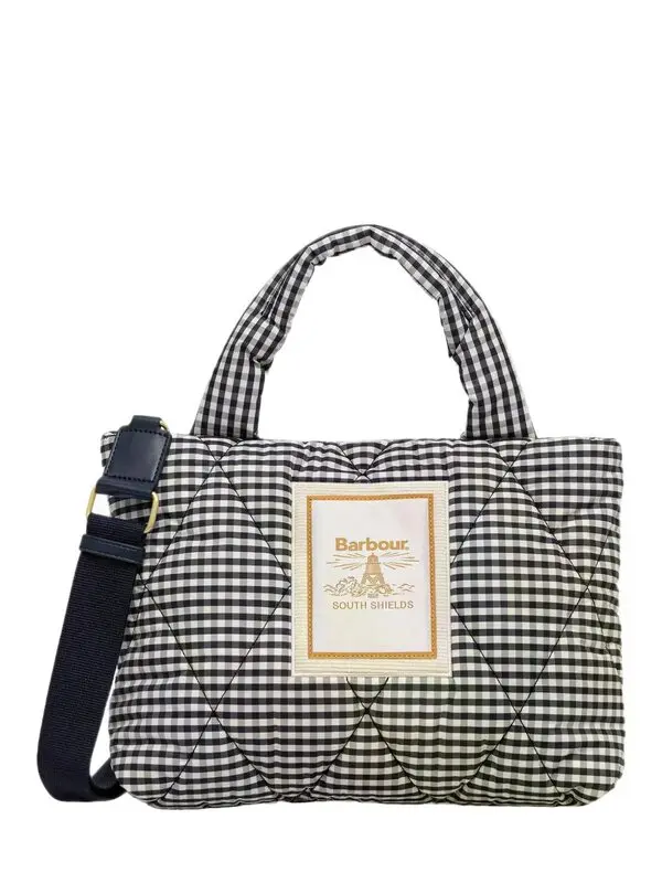 Barbour Mini Riah Quilted Tote Bag - Blue