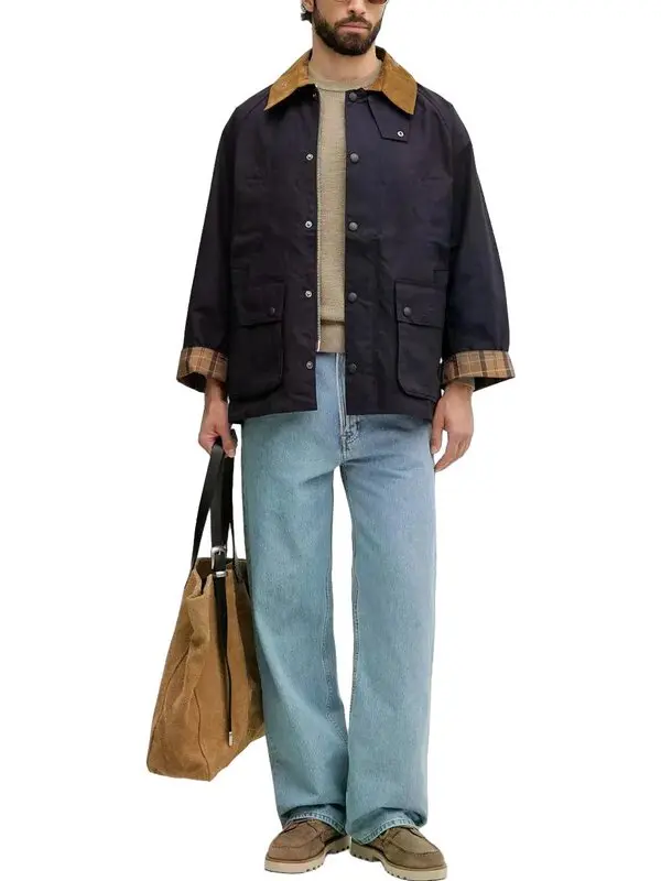 Barbour Oversized Bedale Jacket - Blue