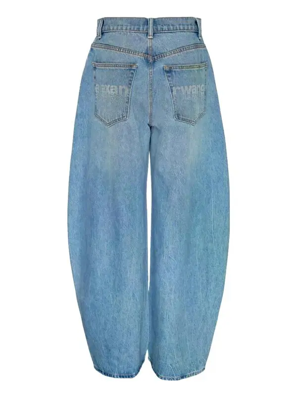 Alexander Wang Blow Up Wide-leg Jeans - Blue