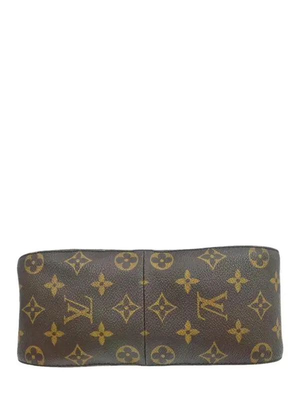 LOUIS VUITTON Monogram Canvas Looping Shoulder Bag - Brown