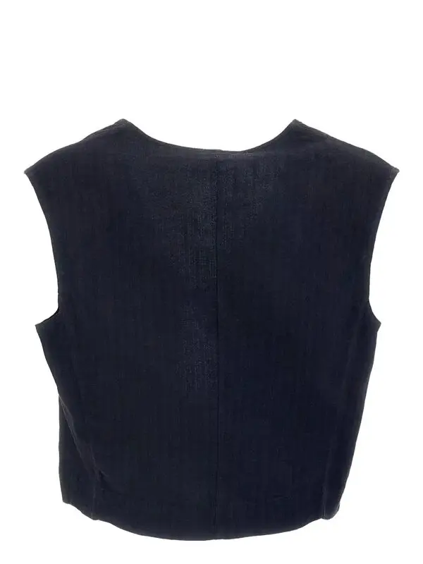 Barena Venezia Patch Pocket Sleeveless Top - Blue