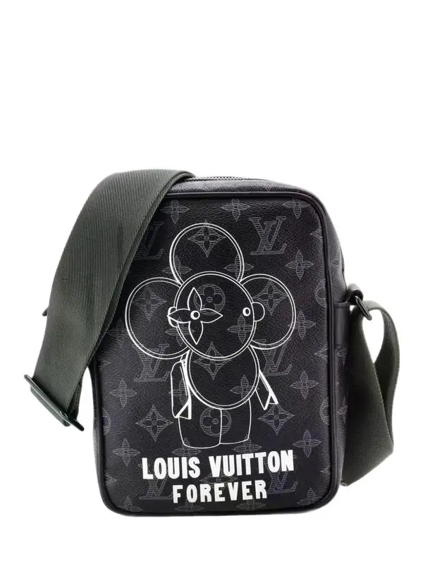 LOUIS VUITTON Vivienne Monogram Eclipse Pm Danube Crossbody Bag - Black