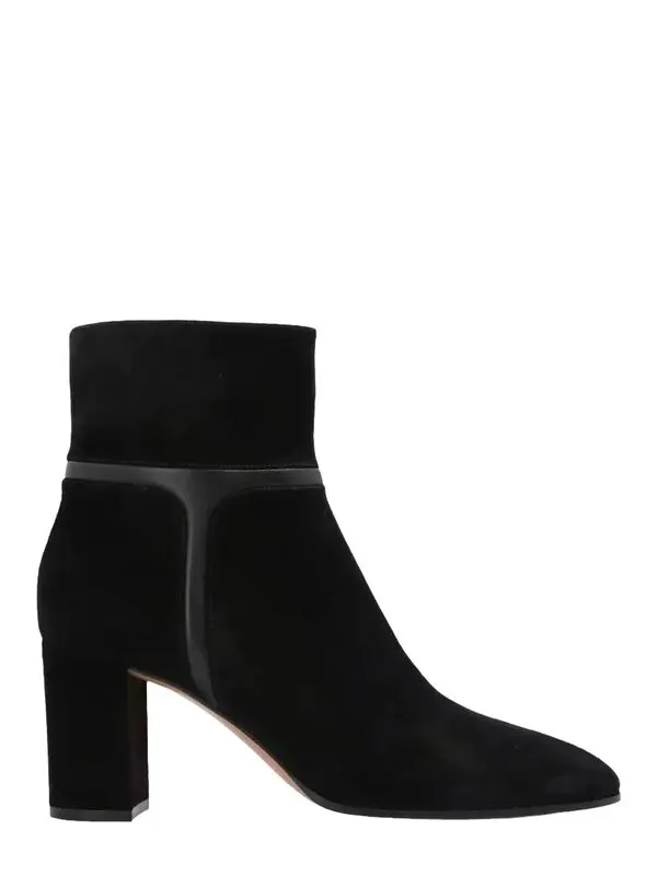 GIANVITO ROSSI Leather Ankle Boots - Black